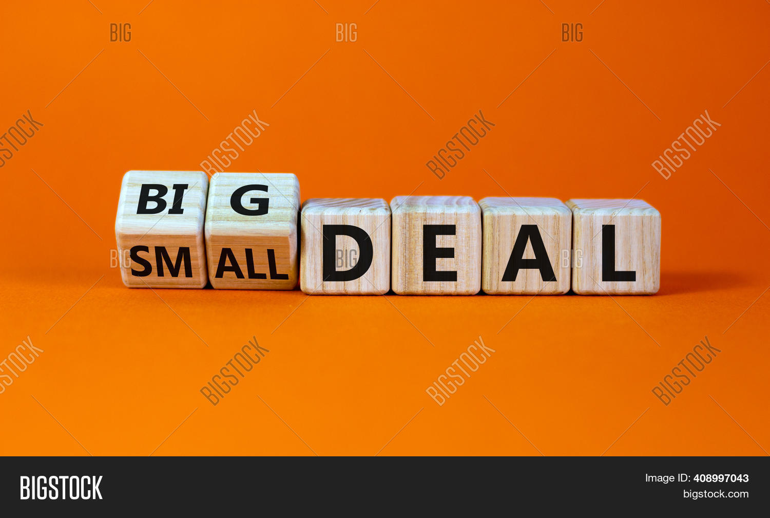 Big Small Deal Symbol Image & Photo (Free Trial) | Bigstock