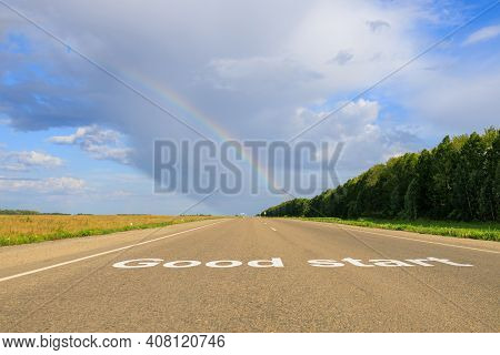 Rainbow Road Images, Illustrations & Vectors (Free) - Bigstock