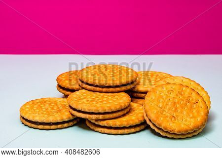 Round Biscuits Image & Photo (Free Trial) | Bigstock
