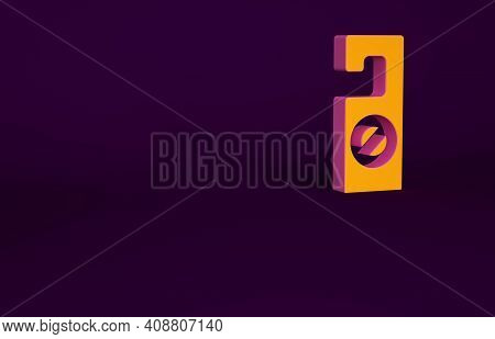 Orange Please Do Not Image & Photo (Free Trial) | Bigstock
