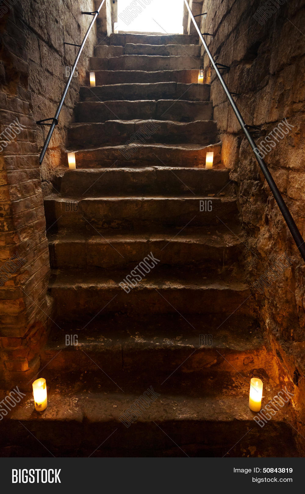 Spooky Stone Stairs Image & Photo (Free Trial) | Bigstock