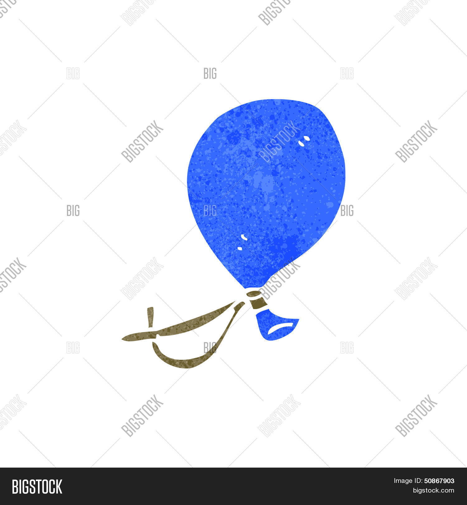 Retro Cartoon Blue Vector & Photo (Free Trial) | Bigstock