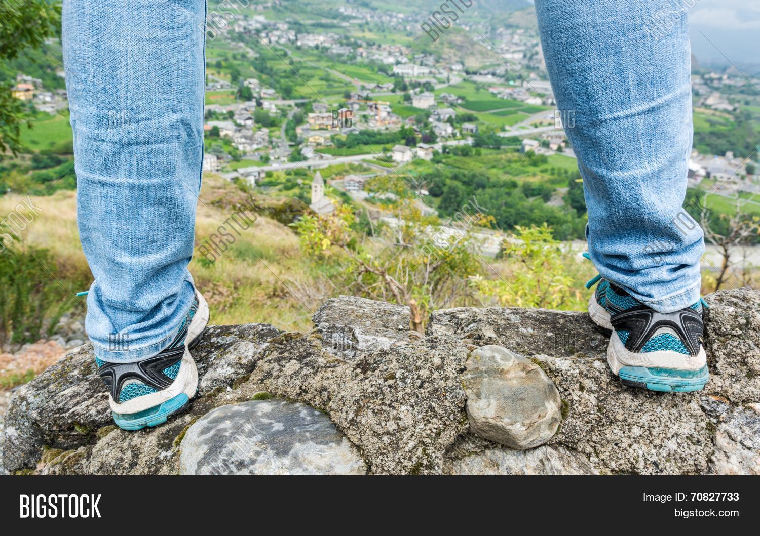 Rear View Woman Legs Image & Photo (Free Trial) | Bigstock