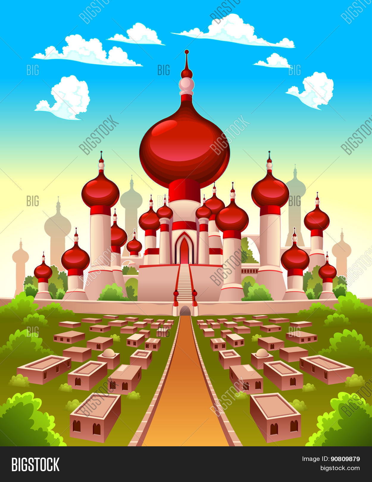 Landscape Arabian Vector & Photo (Free Trial) | Bigstock