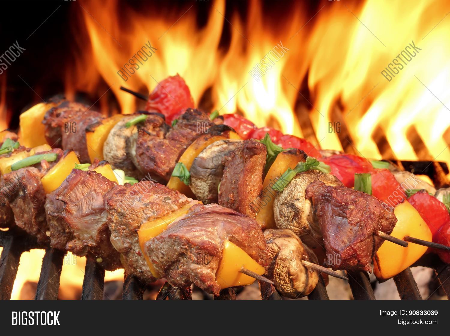Barbecue Beef Kababs Image & Photo (Free Trial) | Bigstock