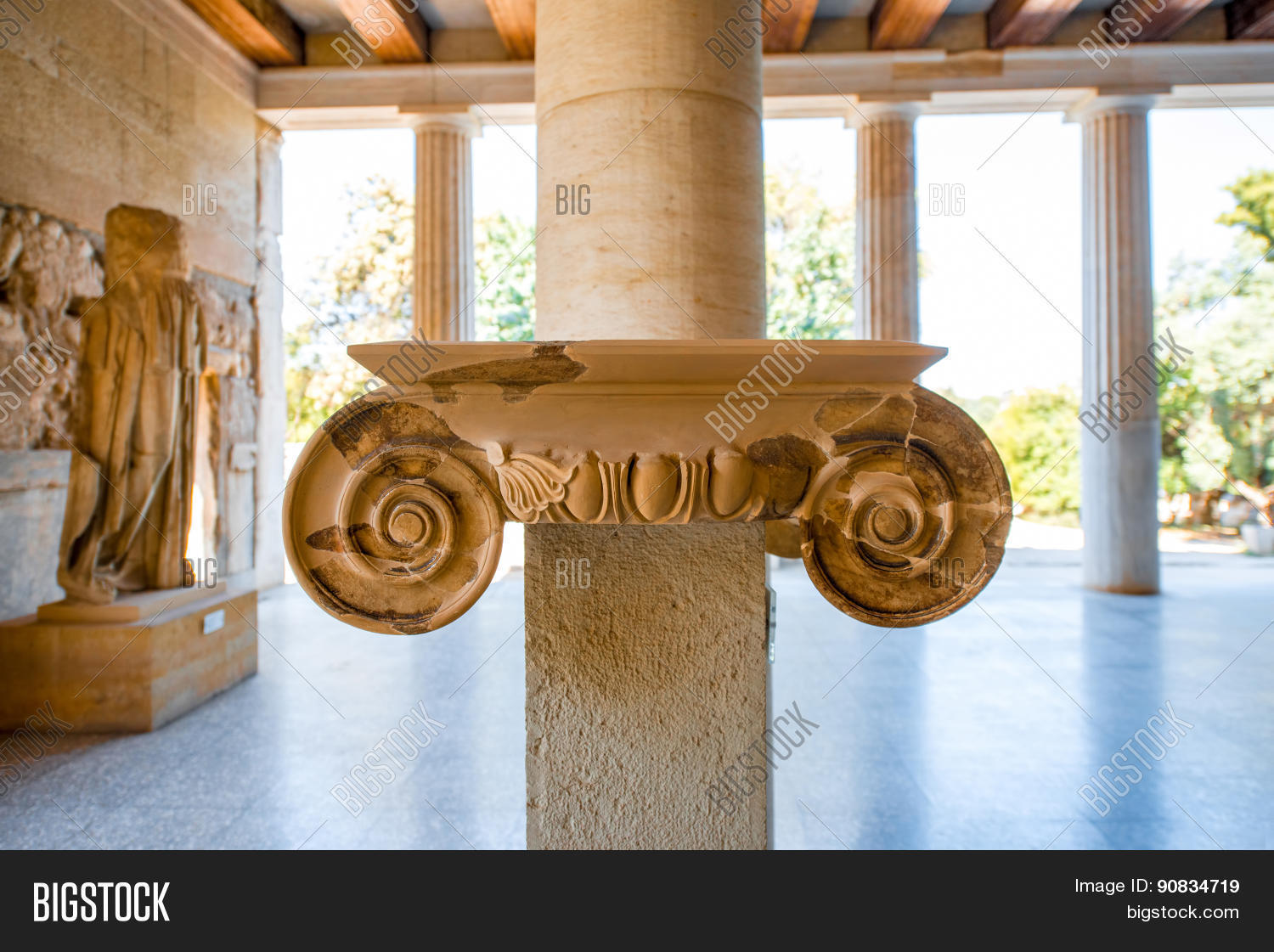Ionic Capital Image & Photo (Free Trial) | Bigstock