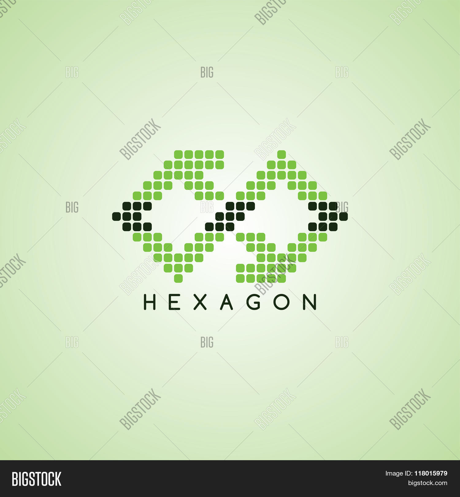 Pixel Logo Template Vector & Photo (Free Trial) | Bigstock