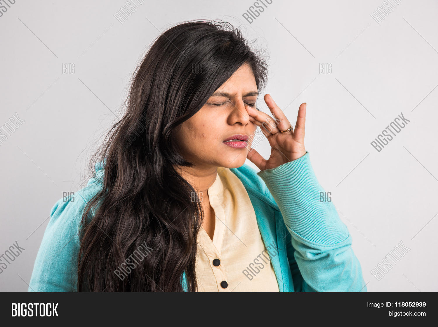 Indian Girl Headache, Image & Photo (Free Trial) | Bigstock