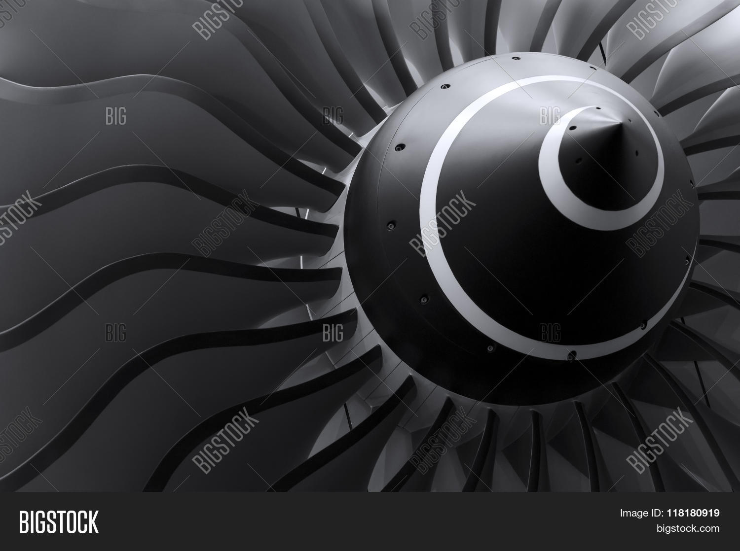 Jet Engine Blades Image & Photo (Free Trial) | Bigstock