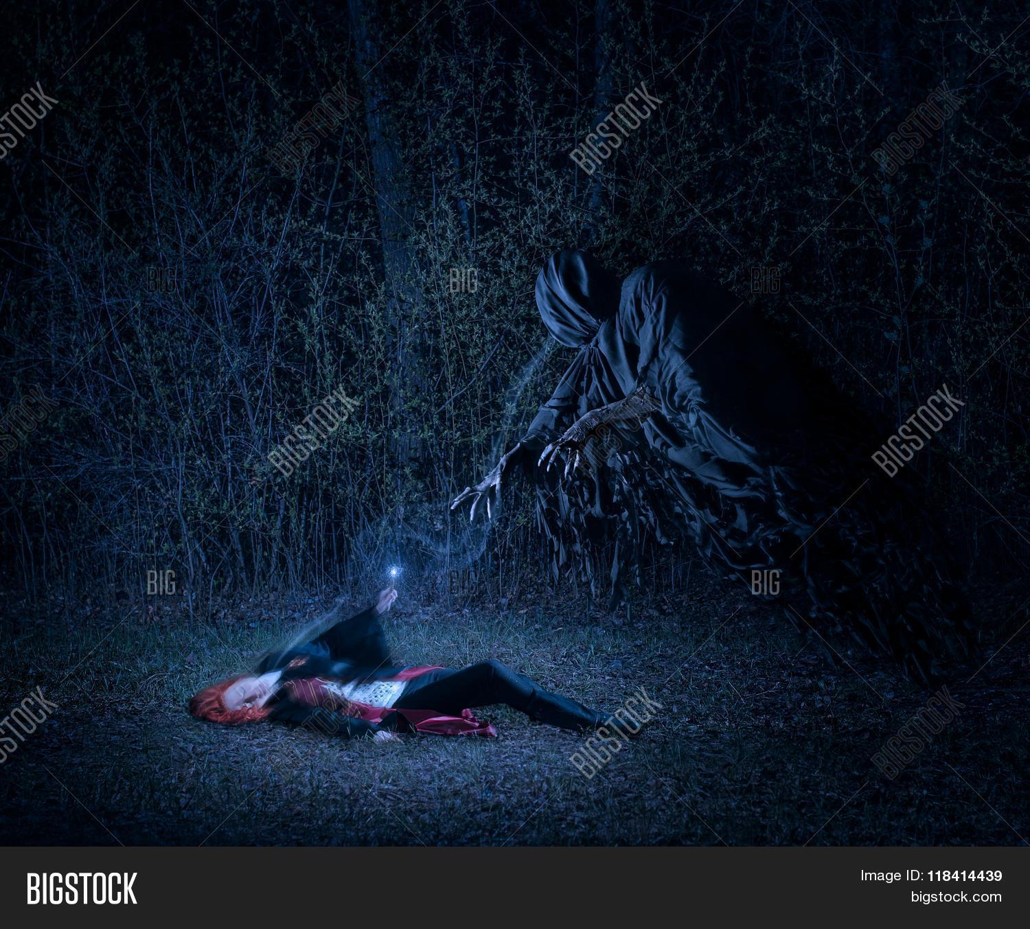 Girl Magic Wand Forest Image & Photo (Free Trial) | Bigstock