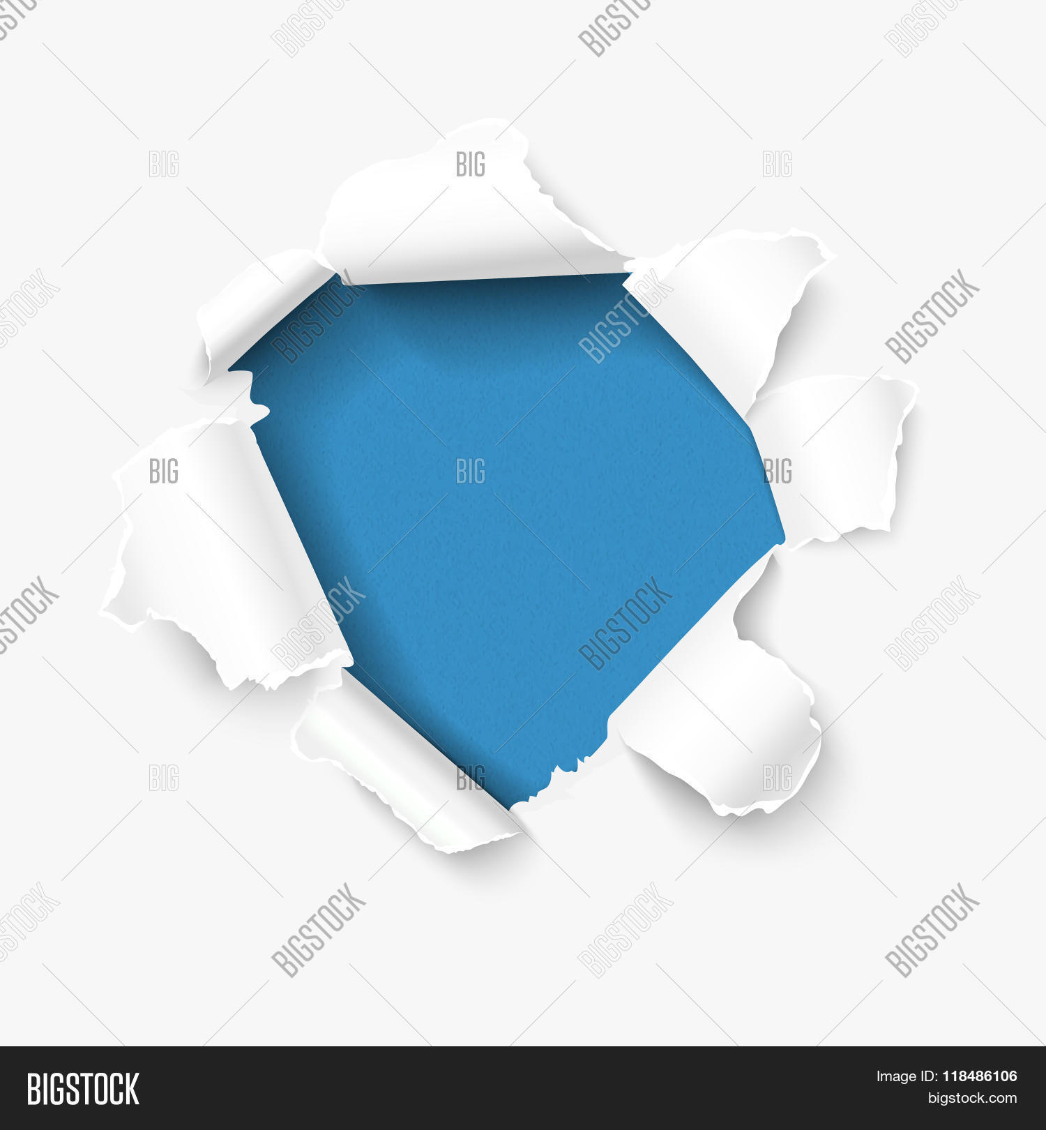 Hole Paper Vector & Photo (Free Trial) | Bigstock