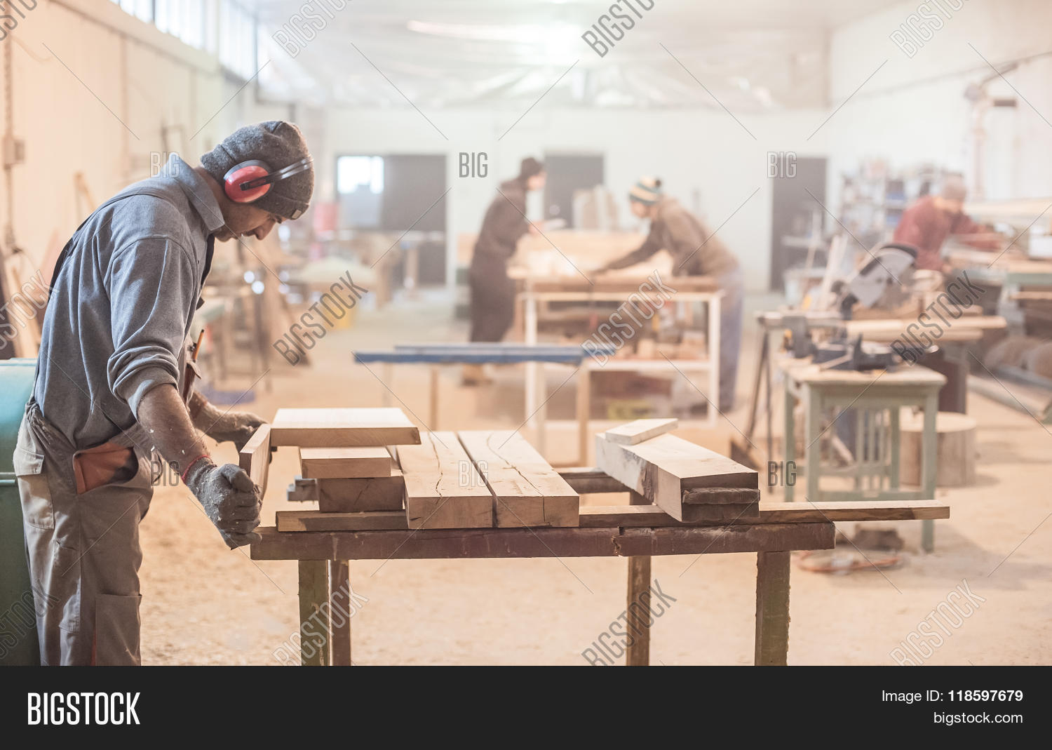 Man Doing Woodwork Image & Photo (Free Trial) | Bigstock