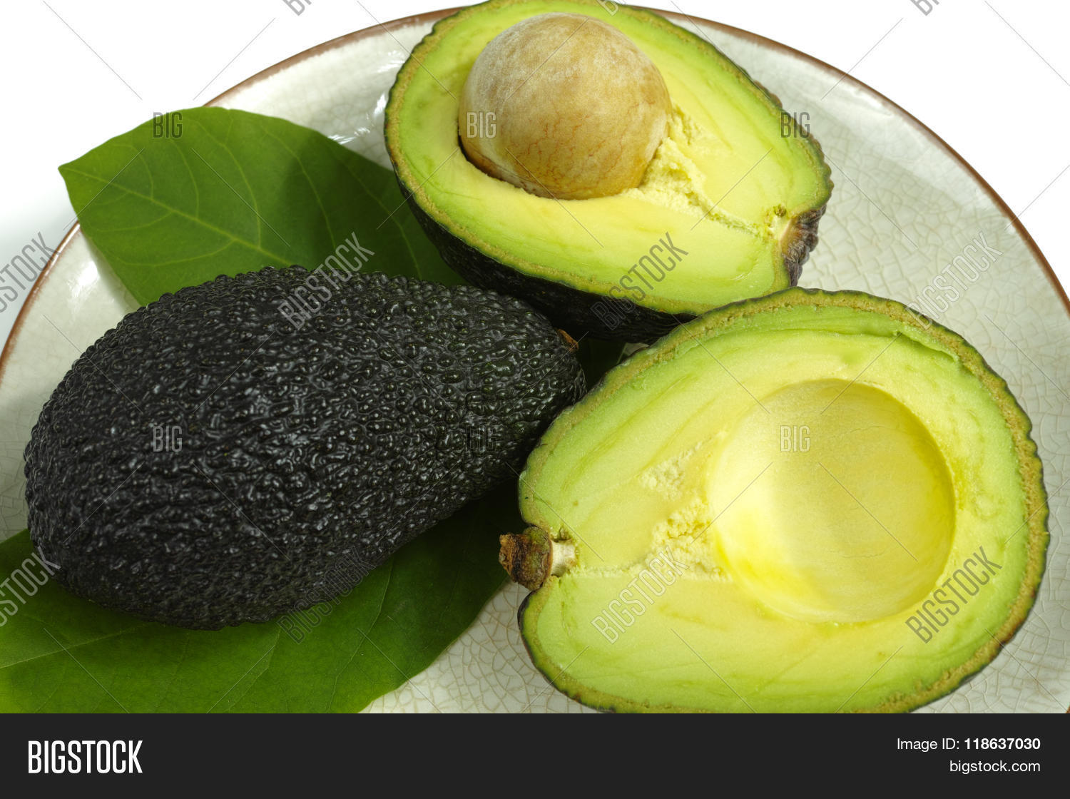 Green Fresh Avocado Image & Photo (Free Trial) | Bigstock
