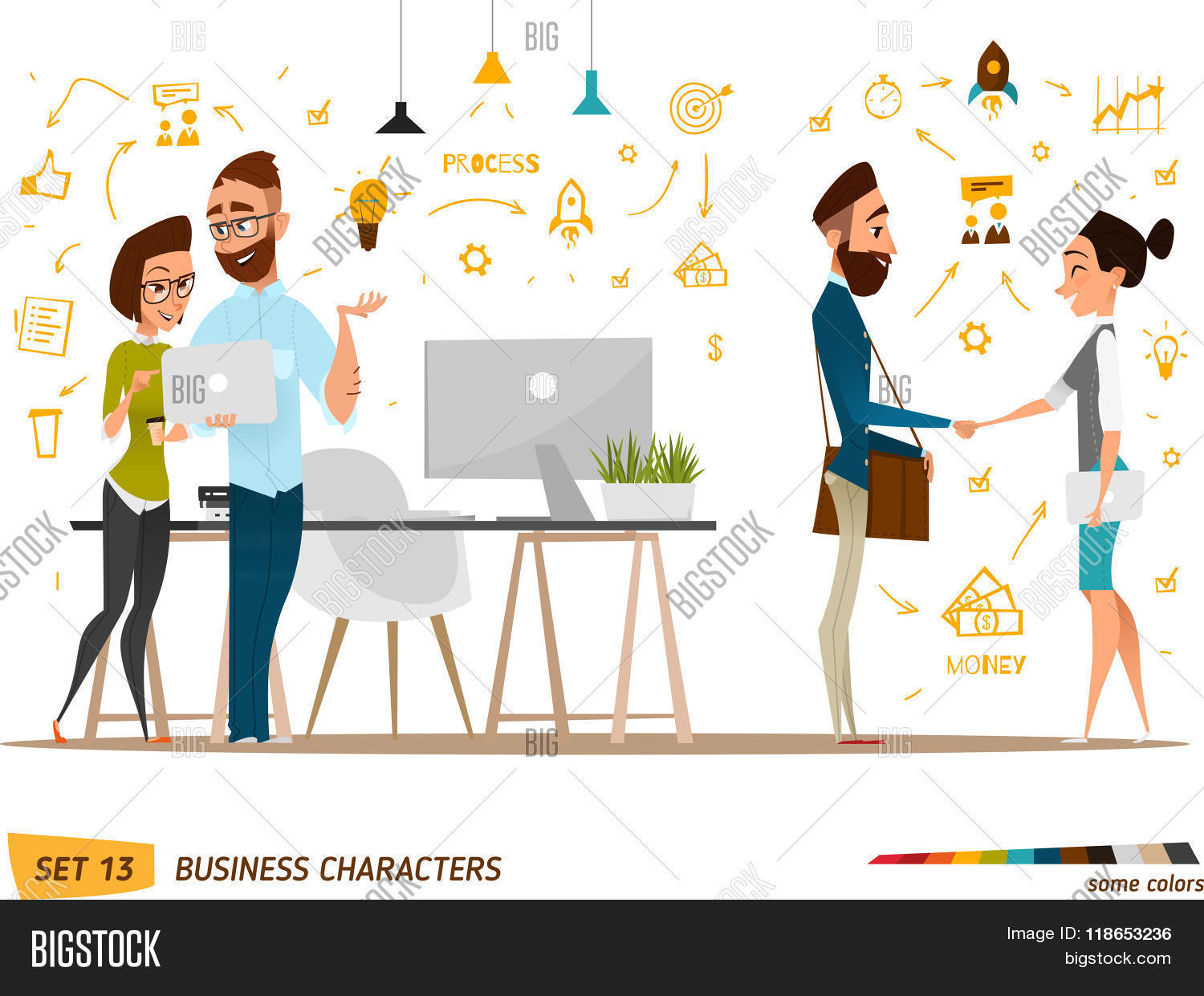 Business Cartoon Vector & Photo (Free Trial) | Bigstock