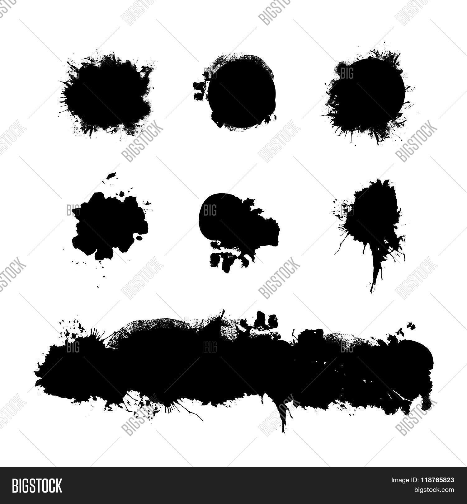 Grunge Splashes Form Vector & Photo (Free Trial) | Bigstock