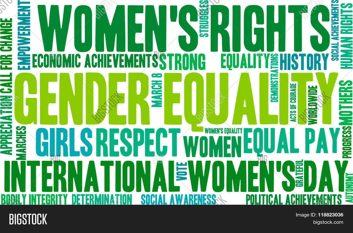 Gender Equality Word Vector & Photo (Free Trial) | Bigstock