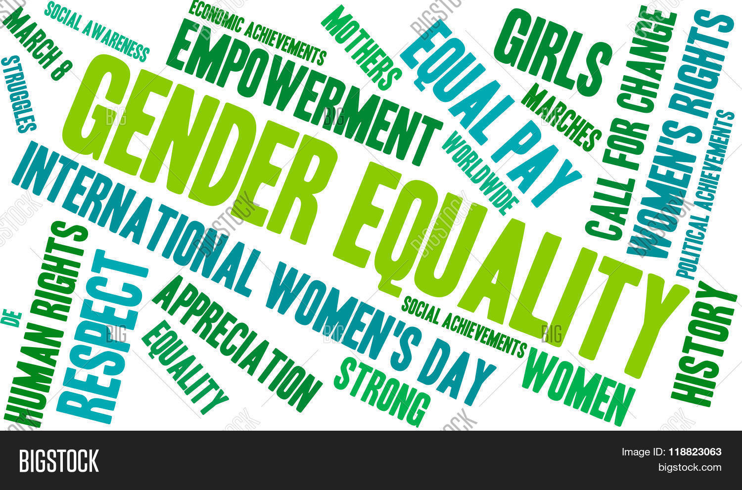 Gender Equality Word Vector & Photo (Free Trial) | Bigstock