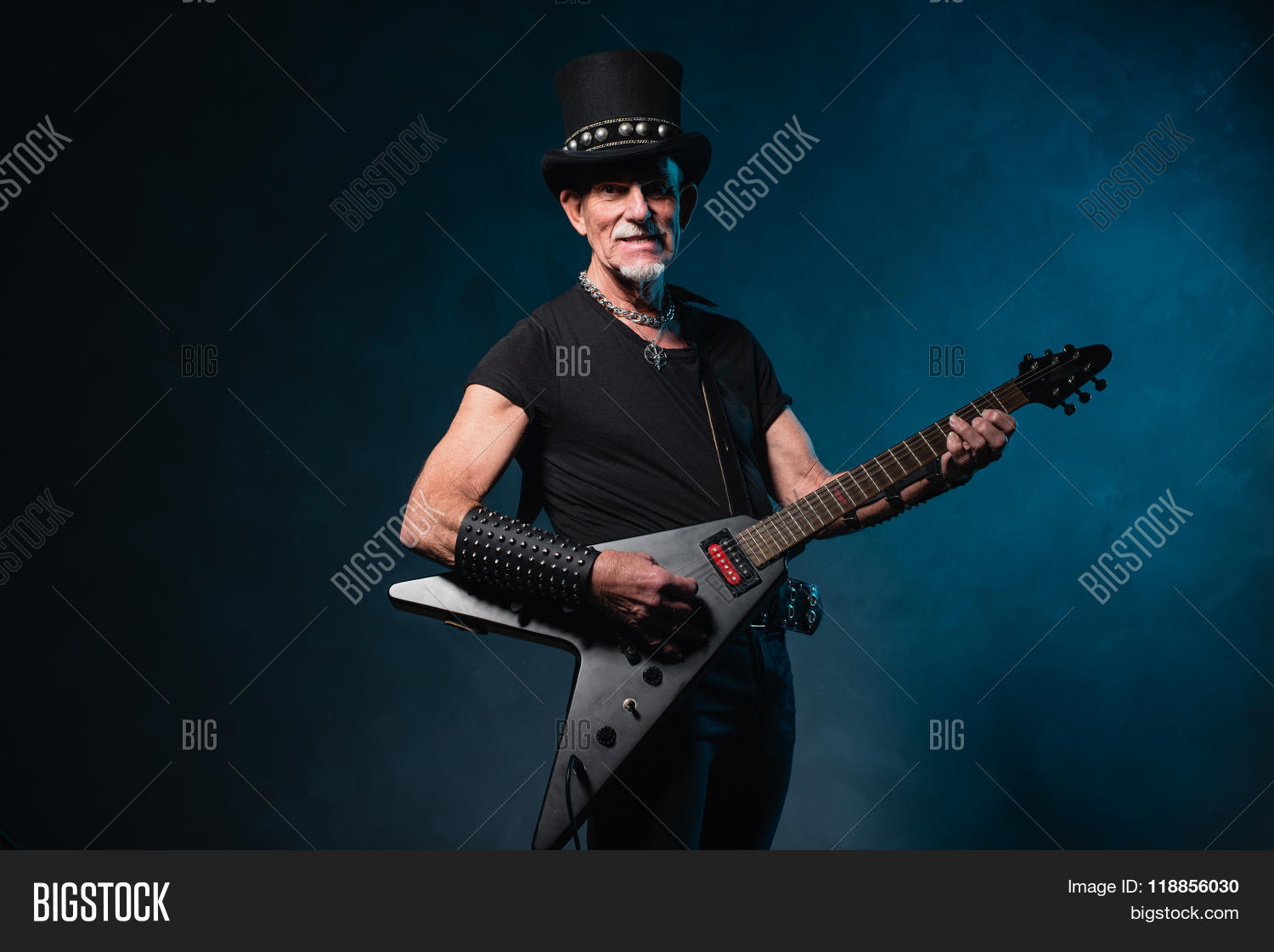 Heavy Metal Senior Man Image & Photo (Free Trial) | Bigstock