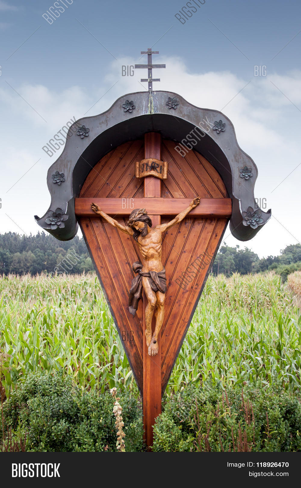 Wooden Wayside Cross Image & Photo (Free Trial) | Bigstock