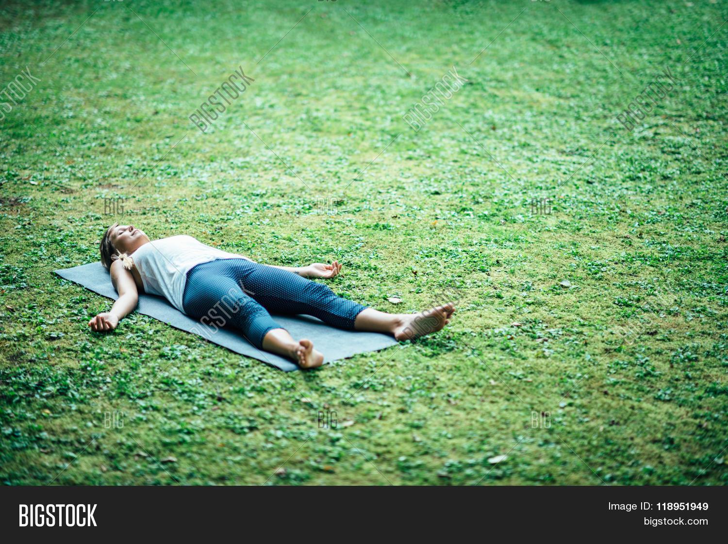 Yoga Corpse Position Image & Photo (Free Trial) | Bigstock