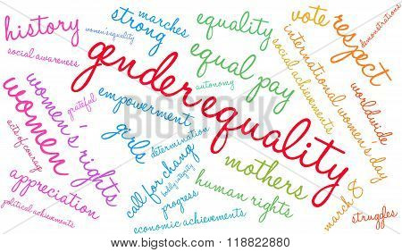 Gender Equality Word Vector & Photo (Free Trial) | Bigstock