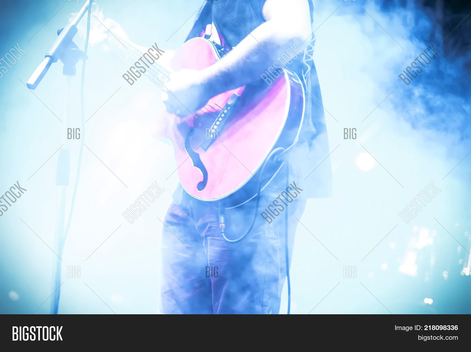 Frontman Guitar Smoke Image & Photo (Free Trial) | Bigstock