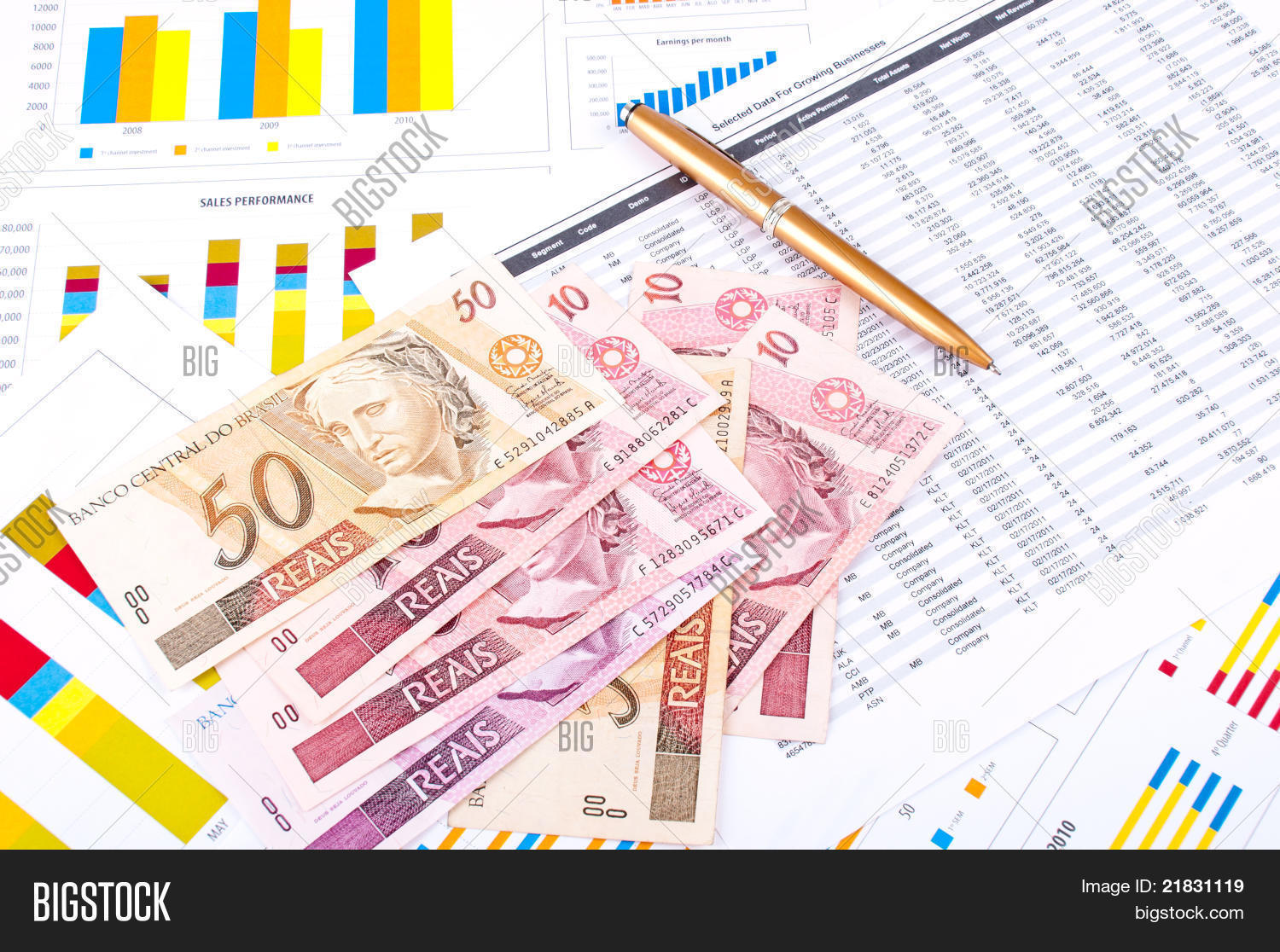 Financial Chart Data Image & Photo (Free Trial) | Bigstock