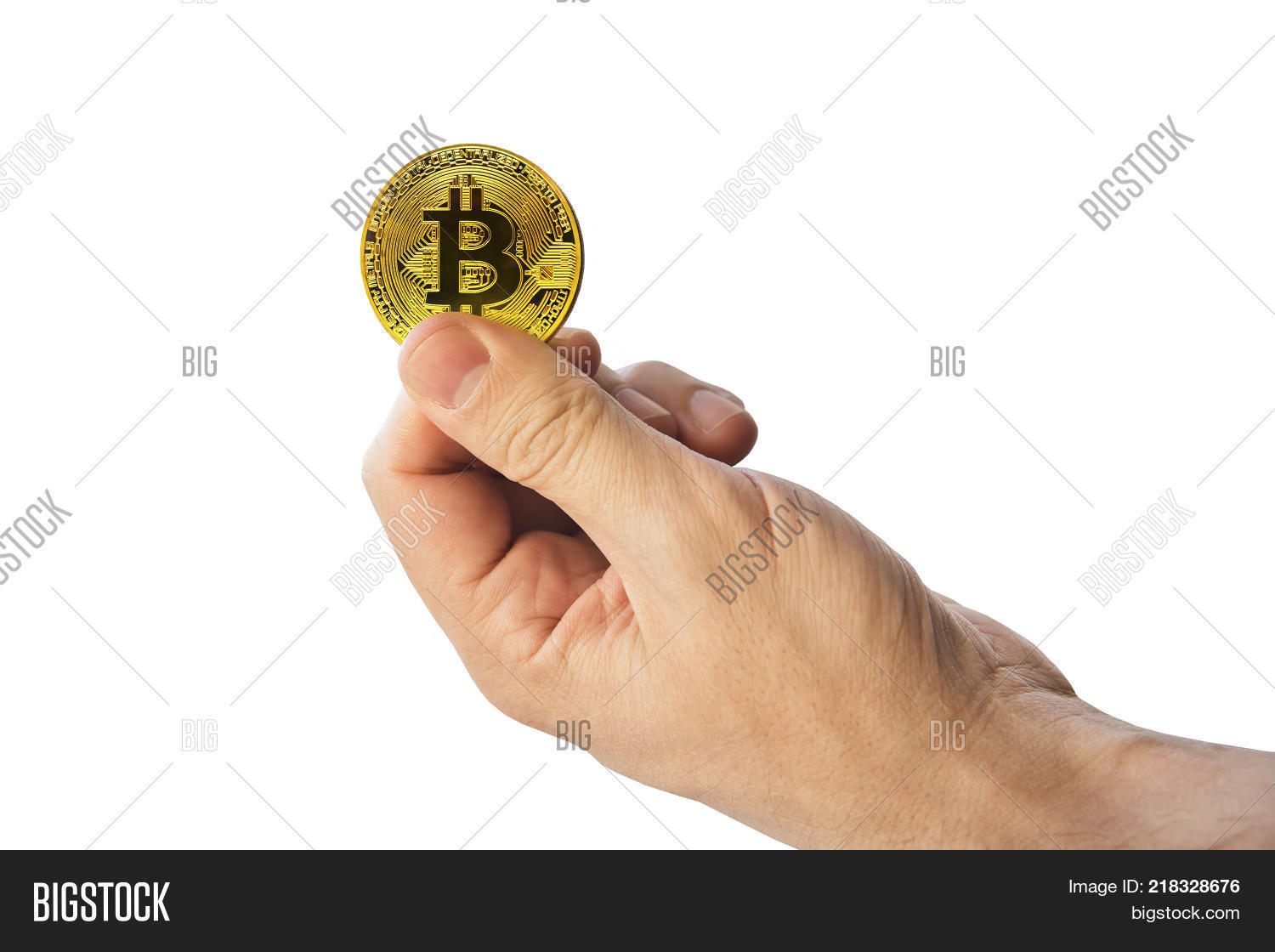 Bitcoin. Bitcoin Hand Image & Photo (Free Trial) | Bigstock