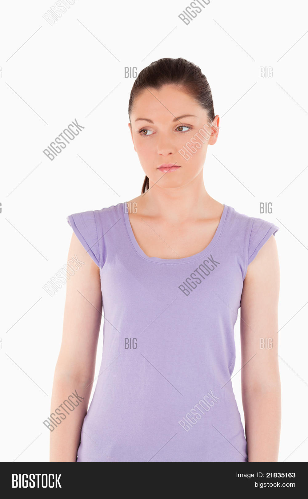 Sad Female Posing Image & Photo (Free Trial) | Bigstock