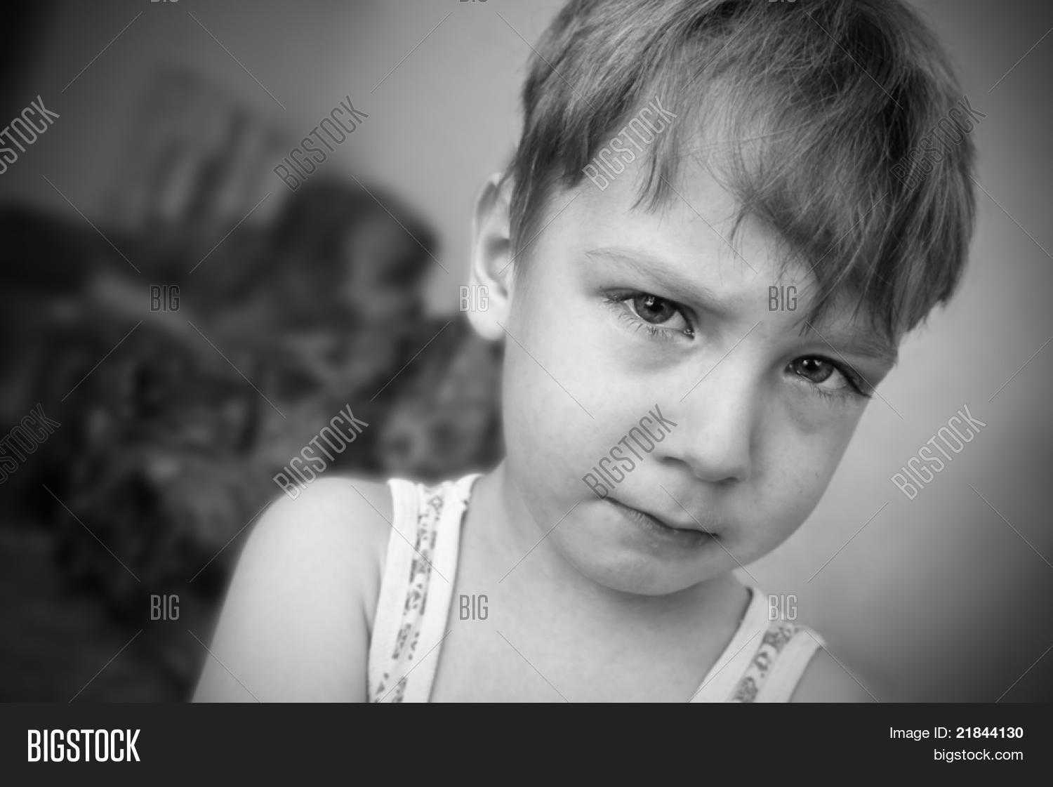 Portrait Sad Boy Image & Photo (Free Trial) | Bigstock