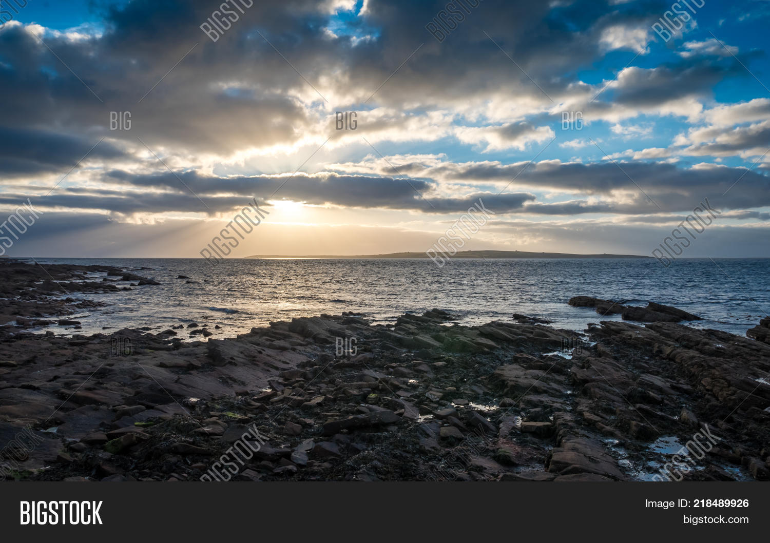 Coastline Sunset Dusk Image & Photo (Free Trial) | Bigstock