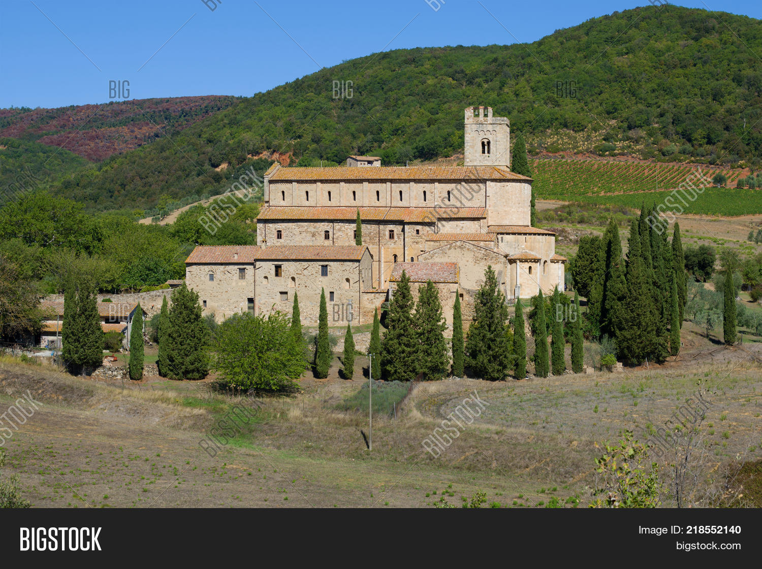 Abbey San Antimo On Image & Photo (Free Trial) | Bigstock