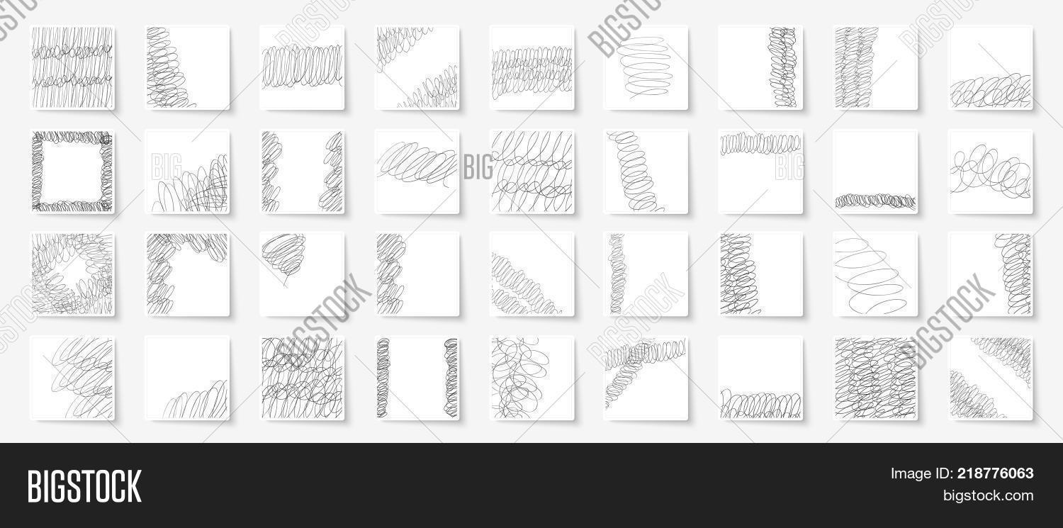 Doodles Set. Scribble Vector & Photo (Free Trial) | Bigstock