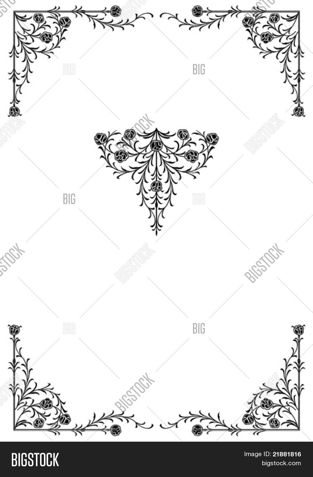 Victorian Floral Vector & Photo (Free Trial) | Bigstock