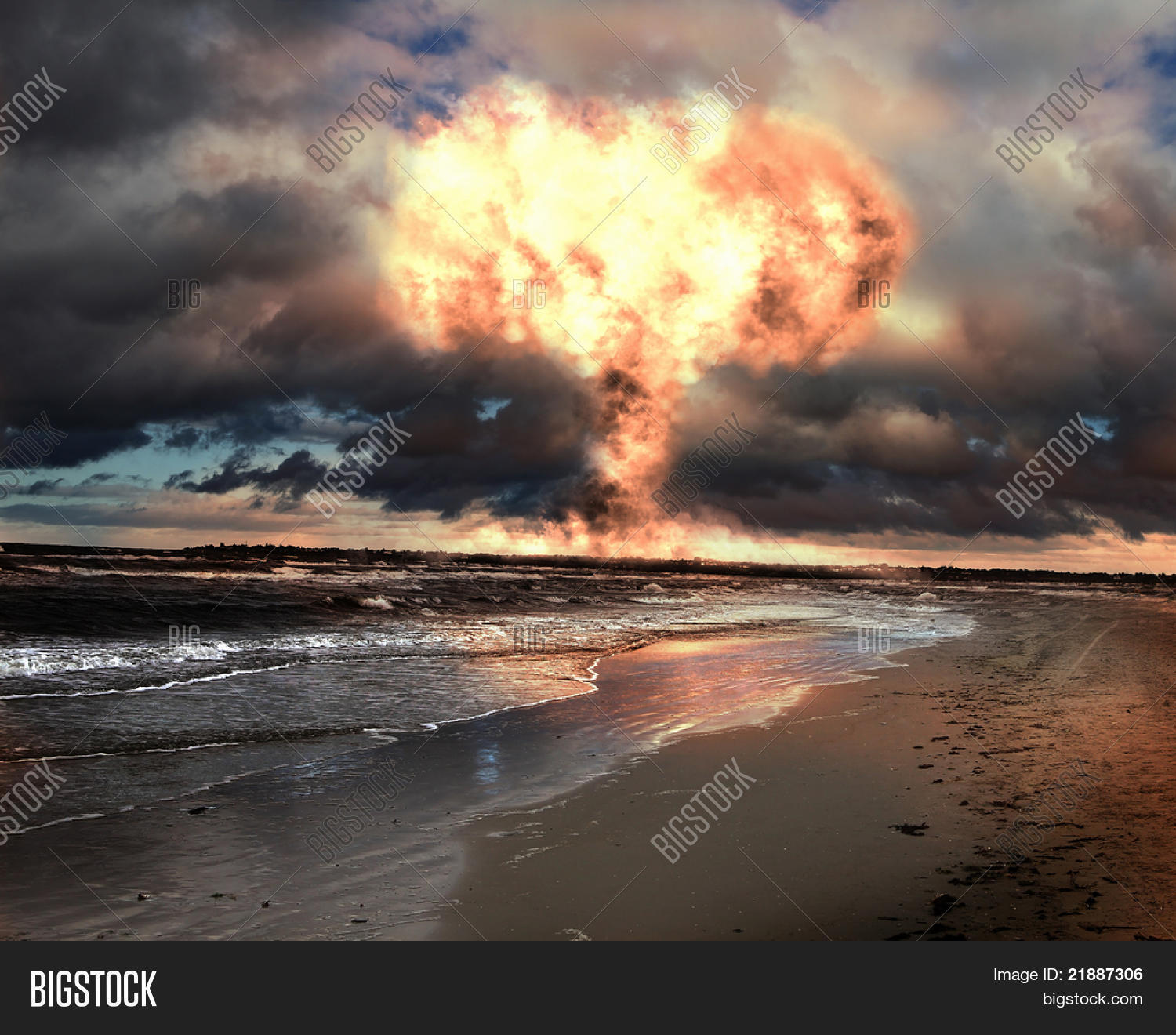 Nuclear Explosion Image & Photo (Free Trial) | Bigstock