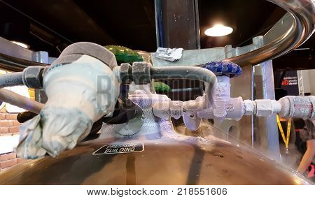 Ice On Liquid Oxygen Image & Photo (Free Trial) | Bigstock