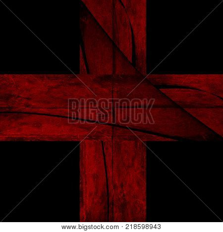 Abstract Red Cross On Image & Photo (Free Trial) | Bigstock
