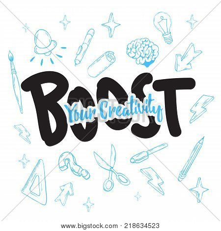 Boost Your Creativity Vector & Photo (Free Trial) | Bigstock