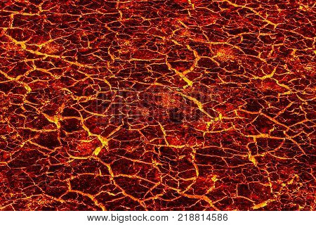 Crack Ground Fire Lava Image & Photo (Free Trial) | Bigstock