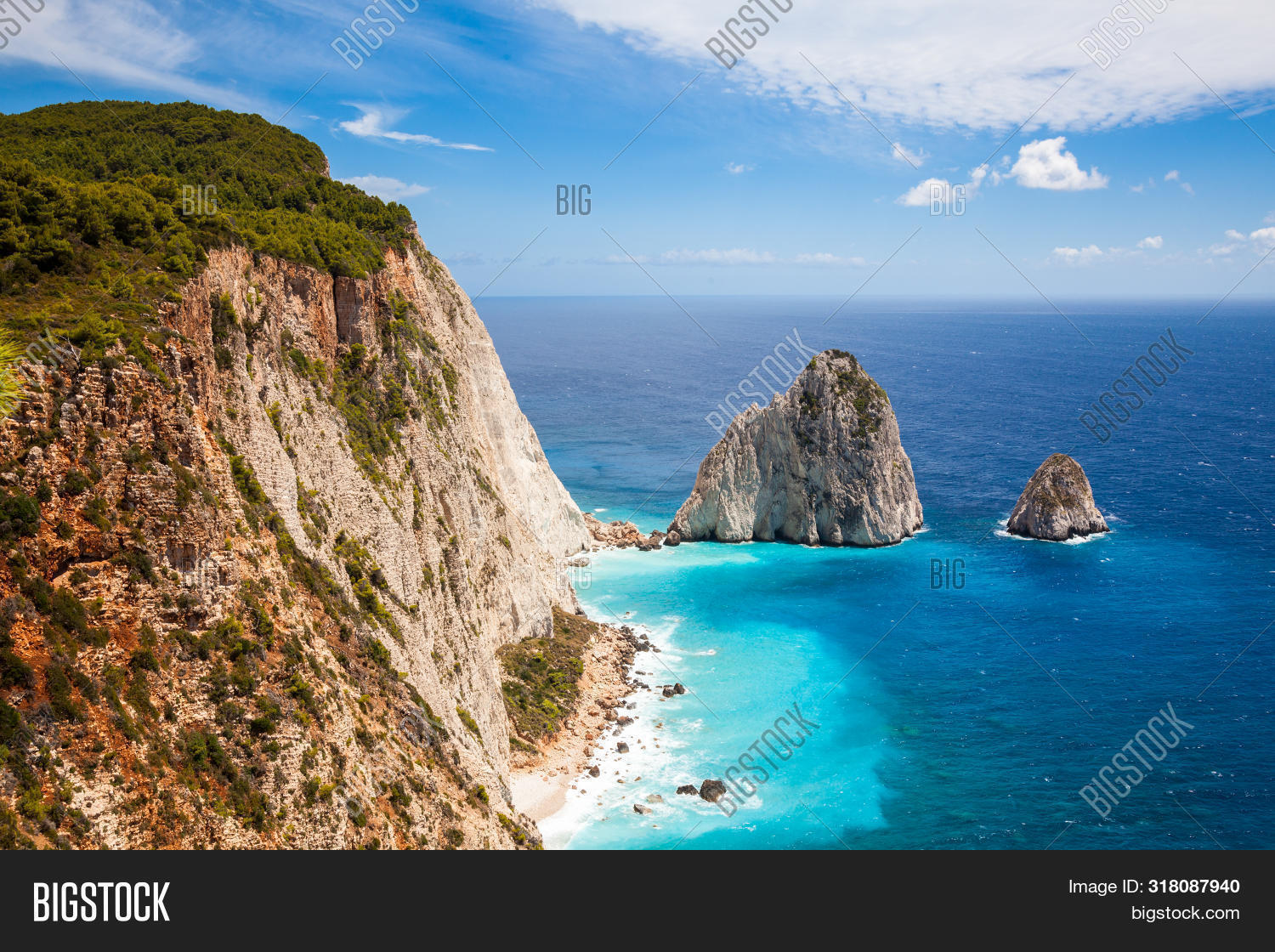 Keri Cliffs Zakynthos Image & Photo (Free Trial) | Bigstock