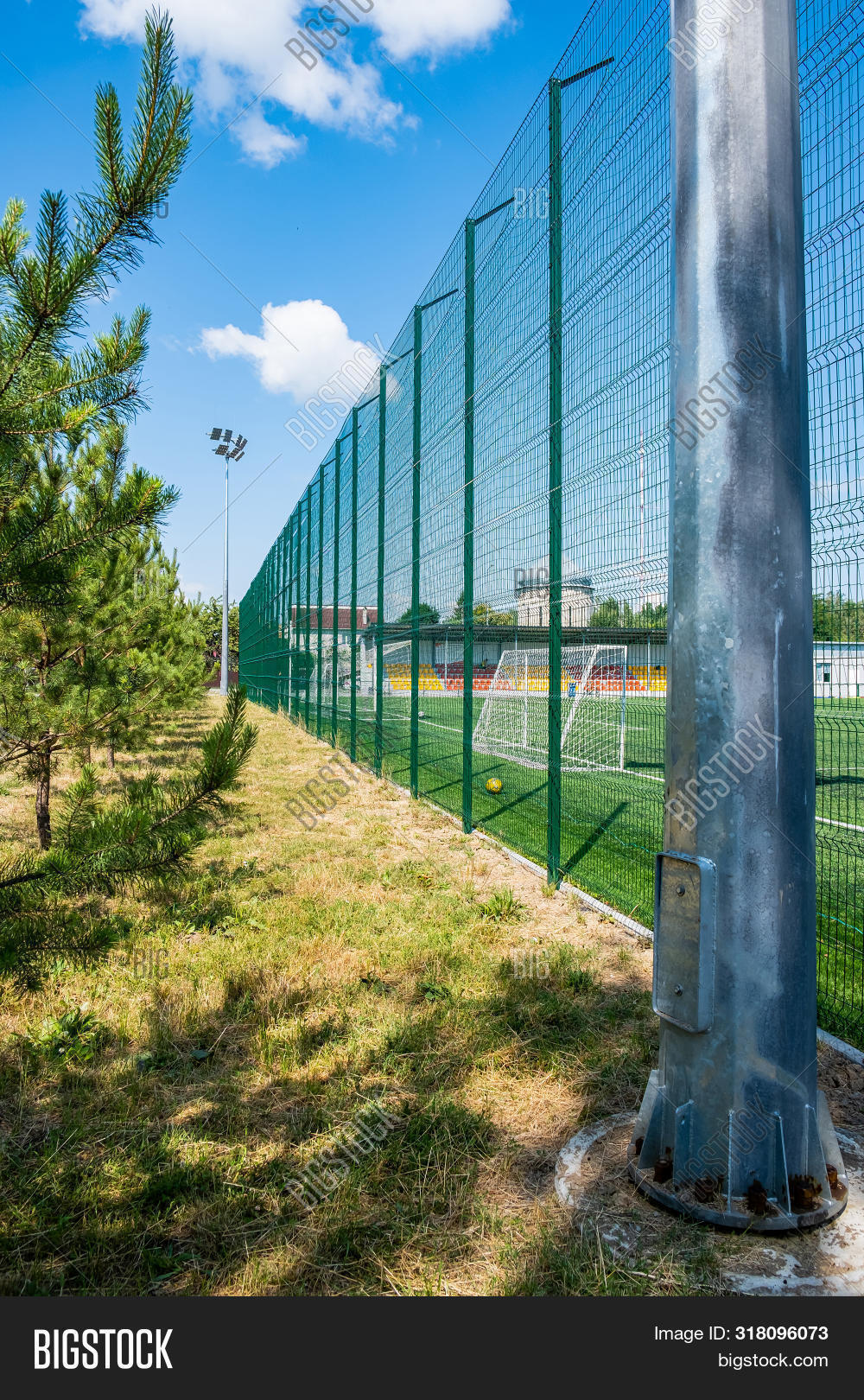 Steel Grating Fence Image & Photo (Free Trial) | Bigstock
