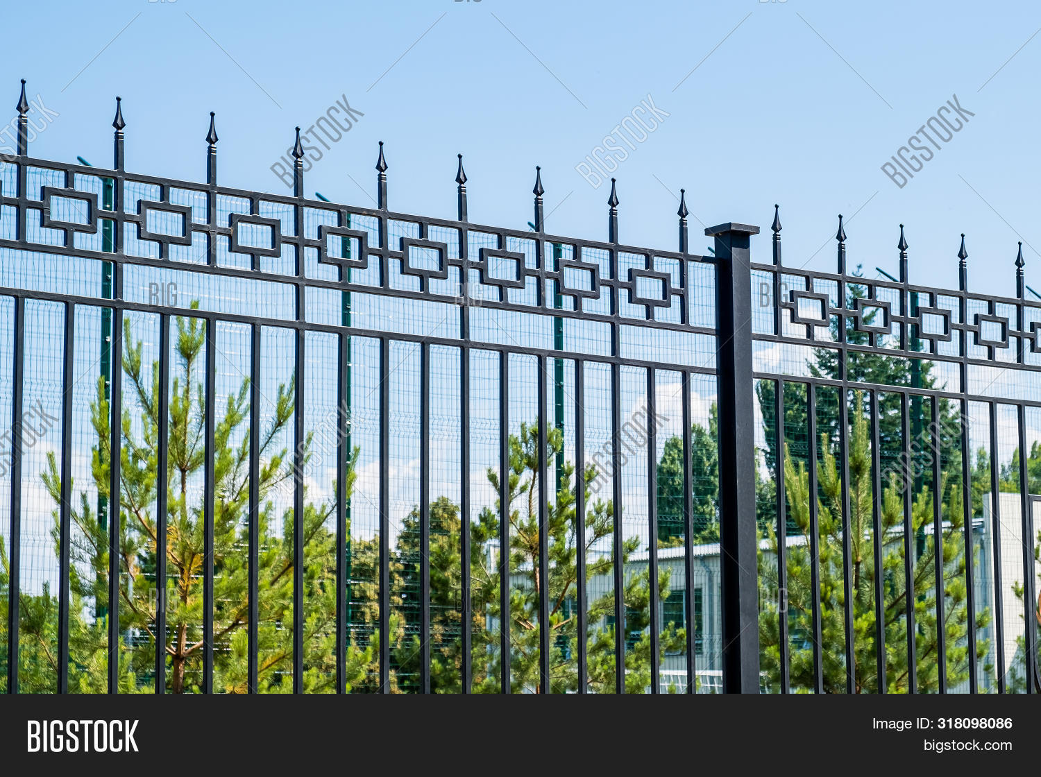 Steel Grating Fence Image & Photo (Free Trial) | Bigstock