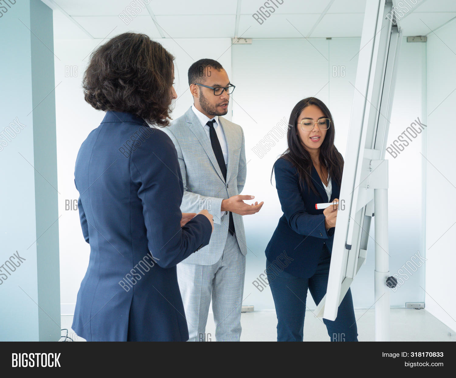 Manager Presenting Image & Photo (Free Trial) | Bigstock