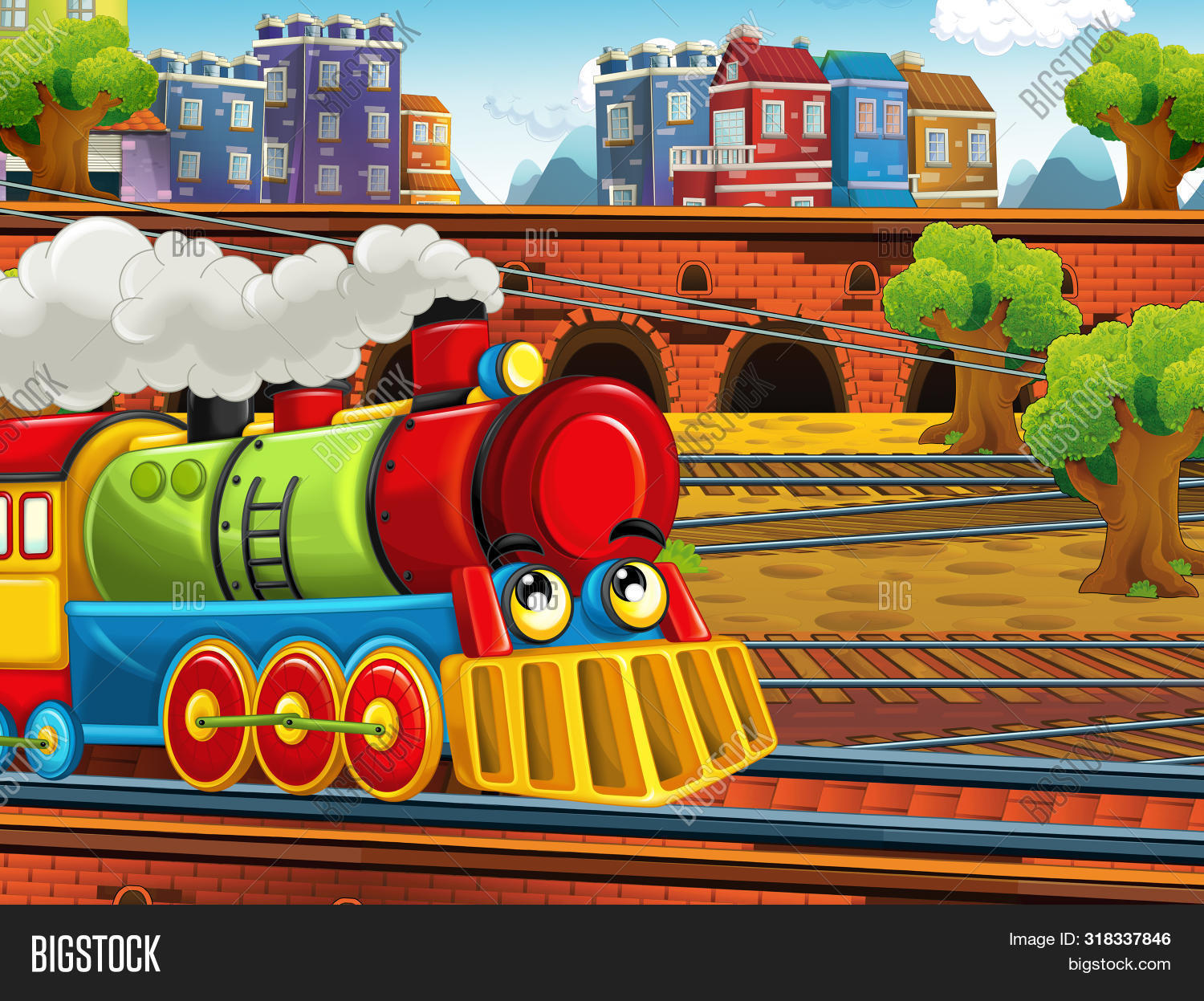 Cartoon Steam Old Image & Photo (Free Trial) | Bigstock