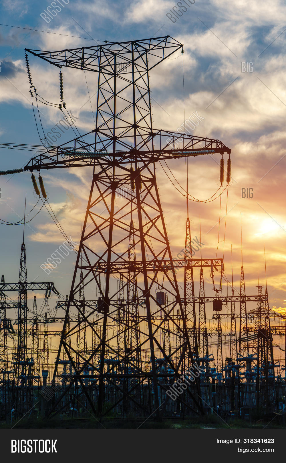 High-voltage Power Image & Photo (Free Trial) | Bigstock