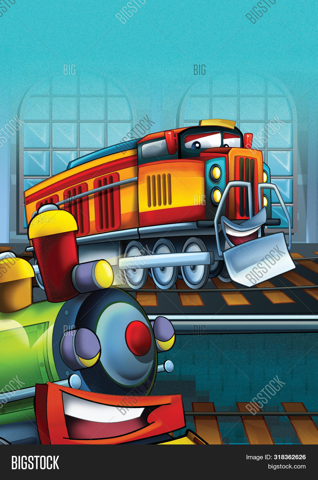 Cartoon Steam Old Image & Photo (Free Trial) | Bigstock