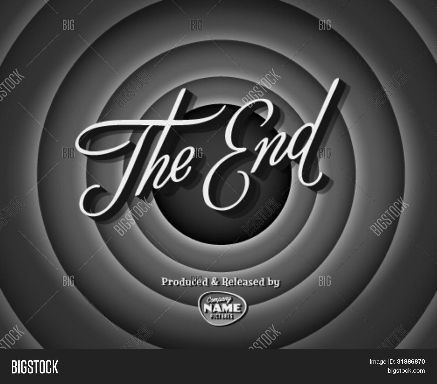 Movie Ending Screen Vector & Photo (Free Trial) | Bigstock