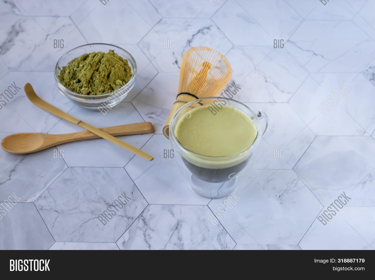 Matcha Green Tea Froth Image & Photo (Free Trial) | Bigstock