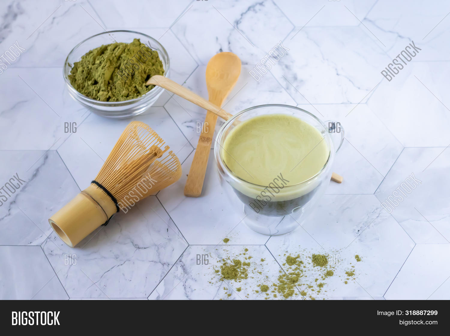 Matcha Green Tea Froth Image & Photo (Free Trial) | Bigstock