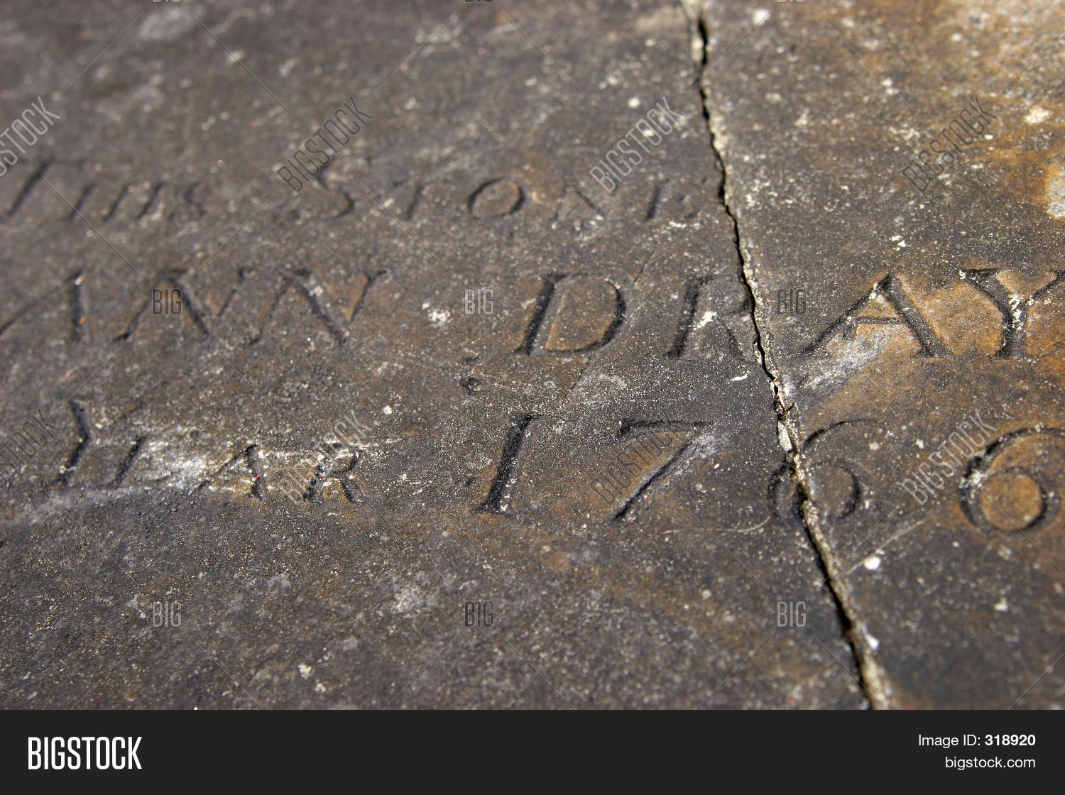 Cracked Tombstone Image & Photo (Free Trial) | Bigstock